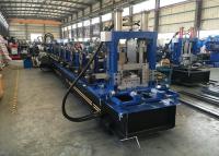 China PLC Controlled C Z U Purlin Roll Forming Machine 15kw 300mm Width Hydraulic Cutting for sale