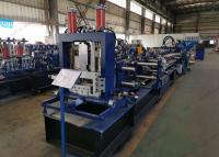 China PLC Automatic C Purlin Machine Hydraulic Cutting 15kw Purlin Forming Machine for sale