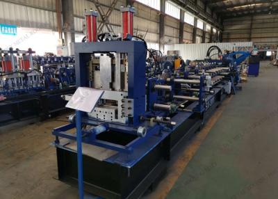China PLC Automatic C Purlin Machine Hydraulic Cutting 15kw Purlin Forming Machine for sale