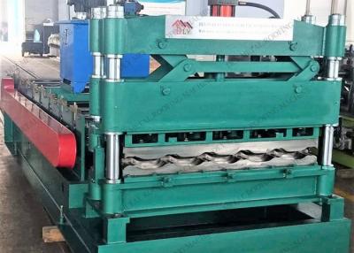 China 0.3mm Metal Roofing Machine 5000W PPGI Roof Tile Making Machine for sale