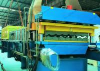 China PLC Metal Roofing Manufacturing Equipment 40Cr R Panel Roll Forming Machine for sale