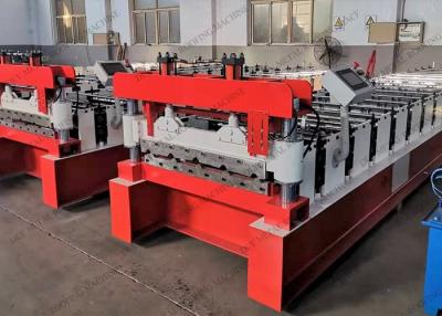 China 0.7mm 5kw Trapezoidal Roll Forming Machine For Metal Roofing Sheet for sale