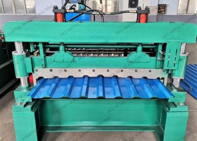China Trapezoidal Roll Forming Machine 1250mm 10kw Color Steel Sheet Making Machine for sale