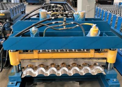 China 7500kg Corrugated Roofing Roll Forming Machine 380V 50Hz Steel Roof Panel Machine for sale