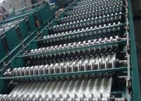 China Corrugated Roof Sheet Roll Forming Machine 960mm Coil Width 20-22 Stations PLC Control for sale