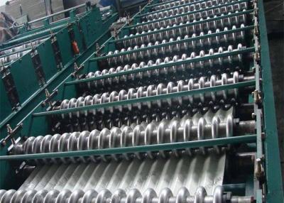 China Corrugated Roof Sheet Roll Forming Machine 960mm Coil Width 20-22 Stations PLC Control for sale