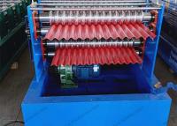 China Automatic 5.5kw Corrugated Roofing Machine Sinus 10 TON Steel Roofing Machine for sale
