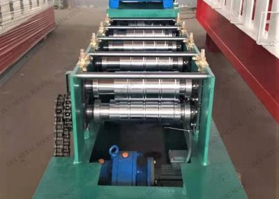 China V Ribs Automatic Steel 10KW Snap Lock Standing Seam Roll Forming Machine 40ft for sale