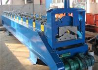 China PLC Controlled Ridge Cap Forming Machine 0.3-0.8mm Thickness 380V 3 Phase for sale