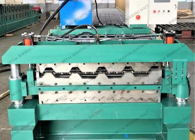 China 7.5m Double Layer Roll Forming Machine 10kw Metal Roofing Sheet Making Machine for sale