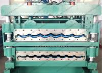 China Double Layer Roofing Sheet Roll Forming Machine 4kw 380V Corrugated for sale