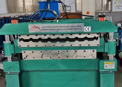 China 10kw Double Layer Forming Machine 380V PLC Metal Roll Form Roofing Machine for sale