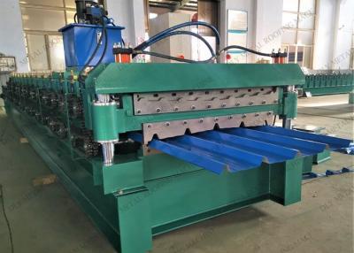 China Double Layer Roll Forming Machine 7.5kw 380V PLC Automatic Metal Roofing Sheet Former for sale
