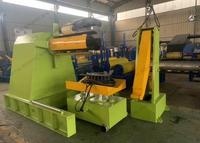 China Hydraulic Steel Decoiler 1250mm 5T Auto Operation Coil Uncoiler for sale