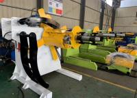 China Hydraulic 5T Metal Decoiler Machine 3KW Coil Decoiler Auto Control for sale