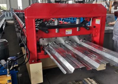 China 380V CE Floor Deck Roll Forming Machine 20.5KW Automatic Metal Decking Machine for sale
