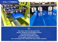 China Cr12  Snap Lock Metal Roofing Machine 5.5KW Standing Seam Forming Machine for sale