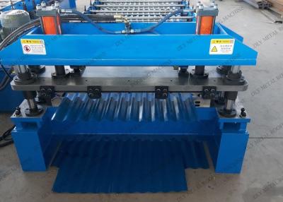 China Hydraulic Cutting Corrugated Roofing Machine 15 Station 380V 5.5kw Roll Former for sale