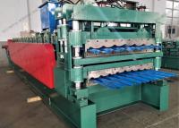 China 50Hz Double Layer Roll Forming Machine 7500Mm Metal Roofing Forming Equipment for sale