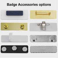China Custom Laser Engraved Metal Name Badges 2mm Thick Epoxy Coated Corrosion Resistant for Corporate Use for sale