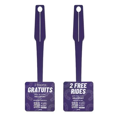 China UV Resistant Plastic Self Locking Tags Custom Logo PVC Plastic Tags Durable for sale