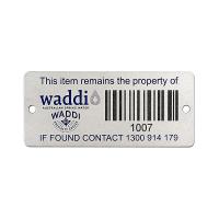 China Custom Aluminum Asset Tags Fireproof Metal Equipment Tags Corrosion Resistant 1-3mm Thick for sale