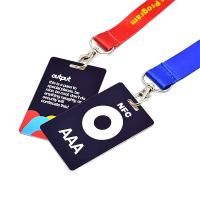 China Reusable Custom Plastic Event Badges PVC Plastic Conference Badges for sale