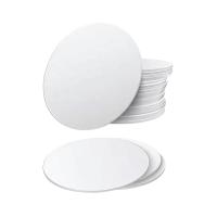 China Blank Rewritable NFC Coin Tags NTAG215 25mm 30mm 35mm 50mm Round RFID Labels Printable Plastic Programmable for sale