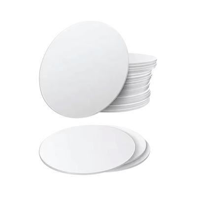 China Blank Rewritable NFC Coin Tags NTAG215 25mm 30mm 35mm 50mm Round RFID Labels Printable Plastic Programmable for sale