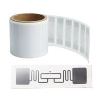 China Water Resistant UHF RFID Label Sticker Roll 25mm 50mm Customizable NFC Tag for Smart Applications for sale