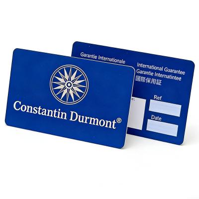 China Custom PVC Plastic Writable Business Cards 85x54mm CMYK Full Color Printing Waterproof Tear Resistant for sale
