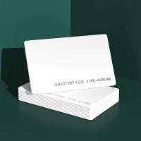China Custom Printed RFID NFC PVC Plastic Card 13.56MHz Chip Hotel Access Control Card Blank ID for sale