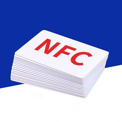 China Custom 13.56MHz NFC RFID PVC Card Printable Blank Smart Card for Access Control 85x54mm for sale