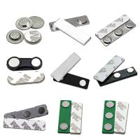 China Reusable Magnetic Name Badge Clip Lightweight 2-Pack for Secure ID Badge Display for sale