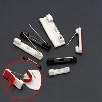 China Rust Resistant Name Badge Pin Backing Nickel Plated Name Tag Pin Backs Reusable for sale