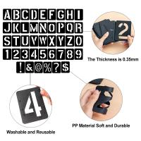China Tear Resistant Plastic Tag Labels Hollow Plastic Number Tags Reusable for sale