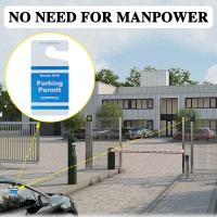 China Waterproof RFID Parking Tags Reusable Parking Permit Hang Tags UHF U8 U9 RFID for sale