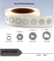 China Water Resistant UHF RFID Label Sticker Roll 25mm 50mm Customizable NFC Tag for Smart Applications for sale
