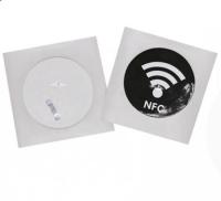 China Custom NFC UHF RFID Smart Label Sticker 25mm 50mm Waterproof Removable for Inventory Marketing for sale