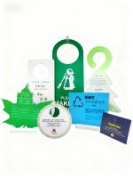 China Custom Waterproof Plastic Do Not Disturb Door Hanger Tag 0.3-1mm Thickness Digital Printing for Hotel Room for sale