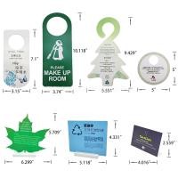 China Custom Waterproof Plastic Do Not Disturb Door Hanger Tag 0.3-1mm Thickness Digital Printing for Hotel Room for sale