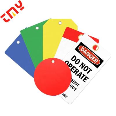 China Custom Plastic PP Eco Friendly Hang Tags 0.3-2mm Thick for Retail Branding for sale
