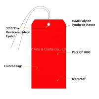 China Custom Plastic PP Eco Friendly Hang Tags 0.3-2mm Thick for Retail Branding for sale