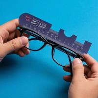 China Custom Plastic PD Ruler 14cm Flexible Anti-Tear Optician Pupillary Distance Measuring Tool for sale