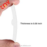 China Custom PVC Vinyl Hang Tag Label HD Printing Eco Friendly Die Cut Shape 110x80mm for sale