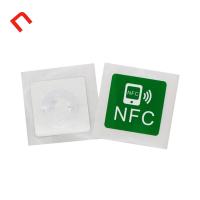 China Custom Water Resistant UHF NFC Smart Tag Label Sticker 40mm 50mm for Social Media Contact for sale