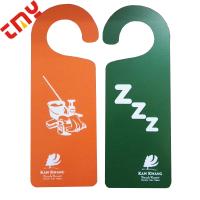 China Custom Plastic Do Not Disturb Sign 110x70mm Waterproof Hotel Room Door Hanger for sale