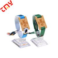 China Custom RFID Wood Tag NFC Smart Access Control Card 13.56 MHz with Keyring 110x150mm for sale