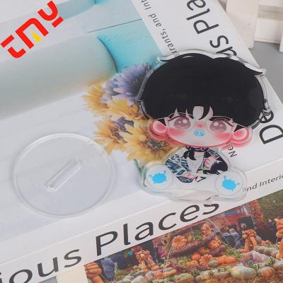 China Custom Printed Acrylic Standee With Base Clear Table Display Double Sided Thick Cartoon Character Anime for sale