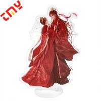 China Custom Printed Acrylic Standee With Base Clear Table Display Double Sided Thick Cartoon Character Anime for sale